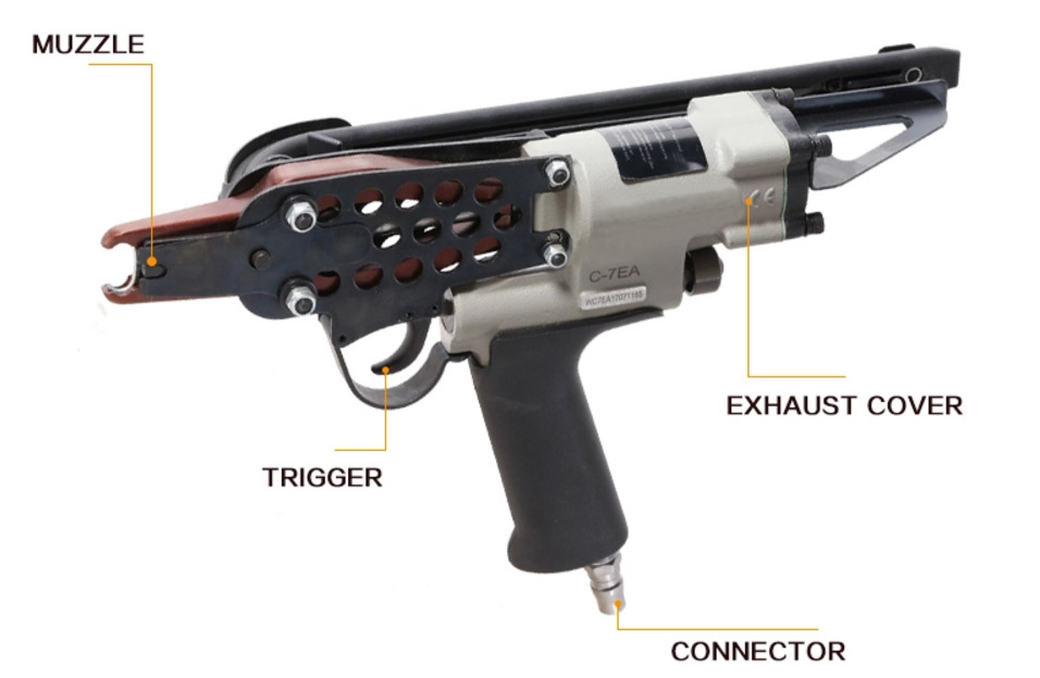 Pneumatic Hog Ring Tool C-7EA - KYA TOOLS